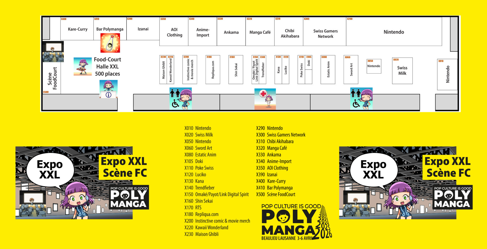 Polymanga – 20e ! | Les plans détaillés de Polymanga 2026 sont dispo ...